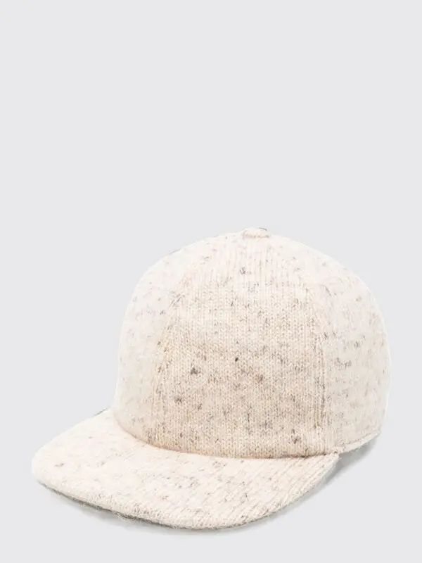 Fabiana Filippi Abstract Pattern Wool Blend Baseball Cap - Beige