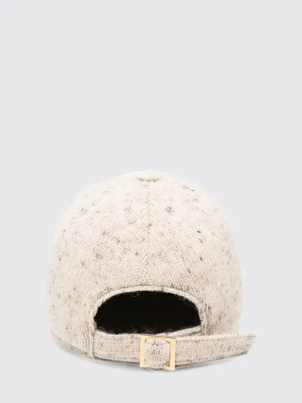 Fabiana Filippi Abstract Pattern Wool Blend Baseball Cap