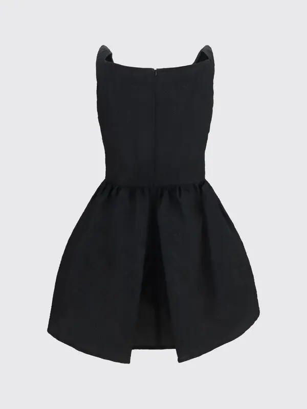VIVIENNE WESTWOOD Square-neck Cotton Bustier Mini Dress With Thin Straps