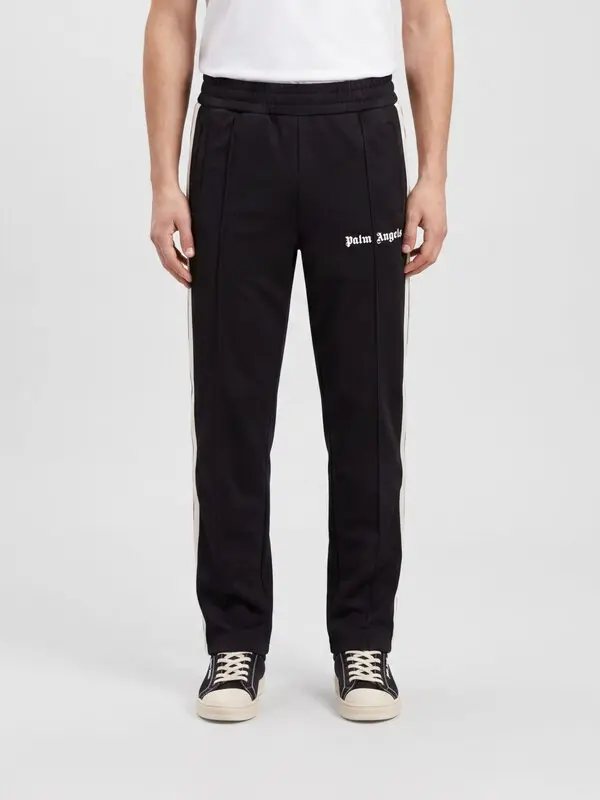 Palm Angels Contrast Embroidered Logo Technical Fabric Tracksuit Bottoms