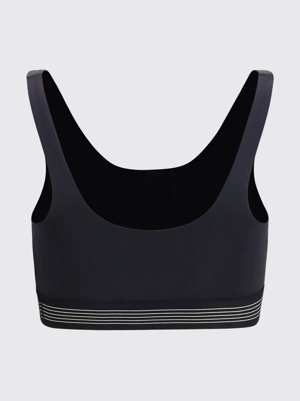 NEW BALANCE Cropped Sports Bra Top In Stretch Technical Fabric With Logo