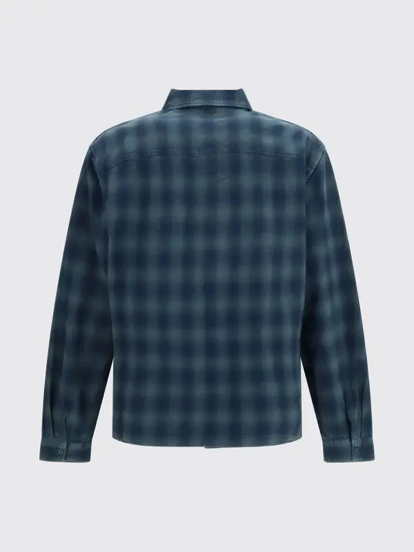 REPRESENT Check Cotton Shirt With Chest Patch Pockets