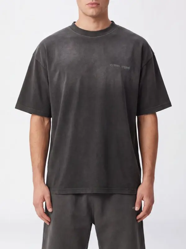 REPRESENT Crewneck Cotton T-shirt With Contrast Back Logo