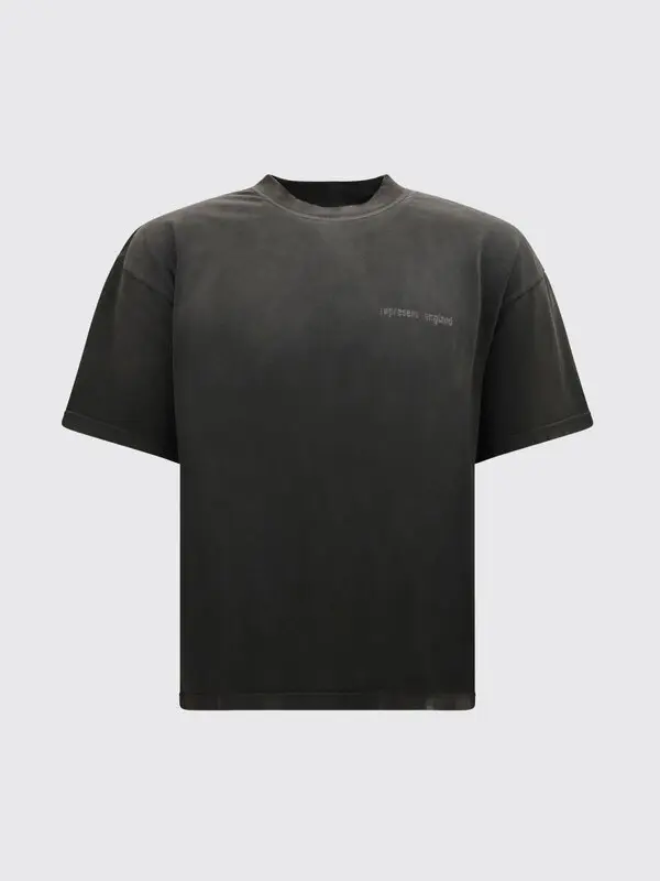 REPRESENT Crewneck Cotton T-shirt With Contrast Back Logo