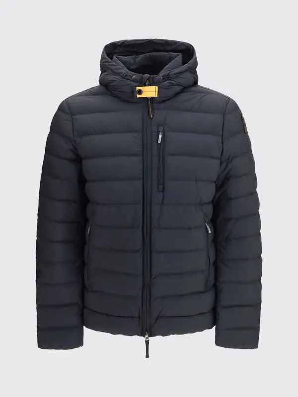 PARAJUMPERS Hooded Quilted Nylon Down Jacket With Zip Closure - Black