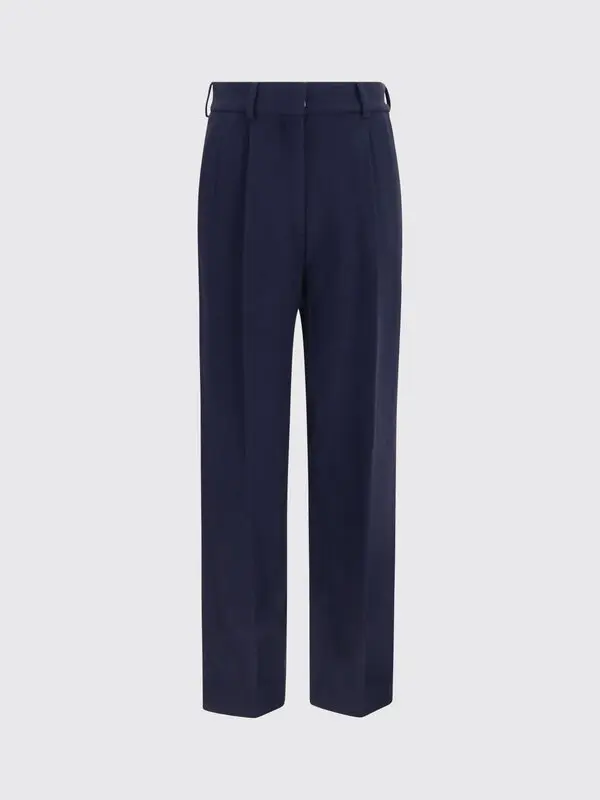 BLAZÉ MILANO High-waisted Wide Leg Wool Trousers With Pleats