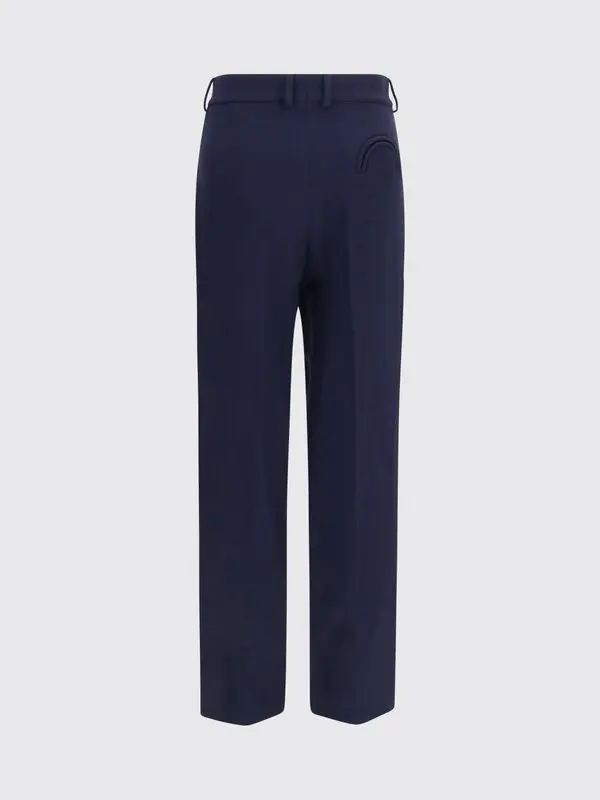 BLAZÉ MILANO High-waisted Wide Leg Wool Trousers With Pleats