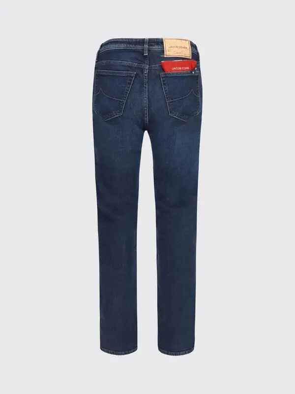 Jacob Cohen Slim Fit Five-pocket Cotton Denim Jeans - Blue
