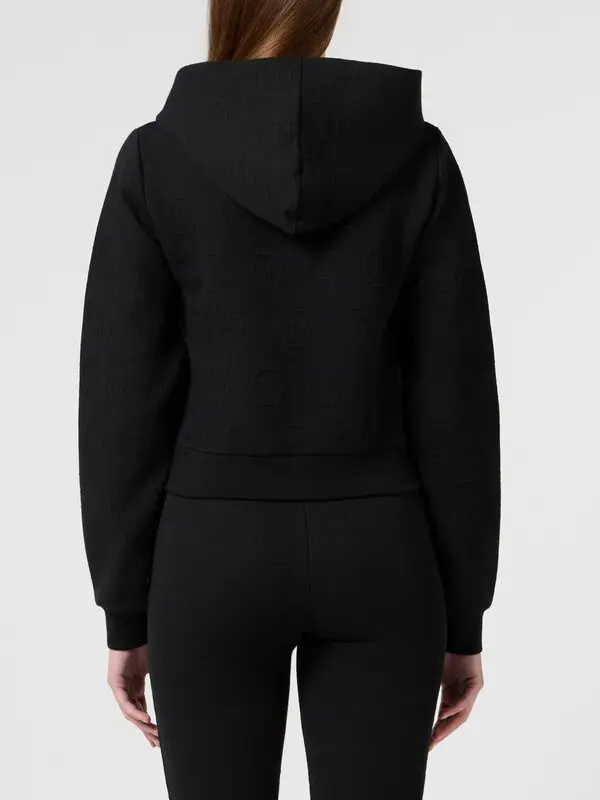 Philipp Plein Relaxed Fit Zip-up Hoodie With Contrast Logo