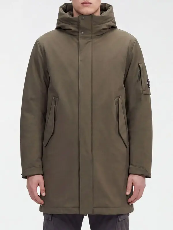 C.P. COMPANY Shell Padded Softshell Parka With Hood - Ivory