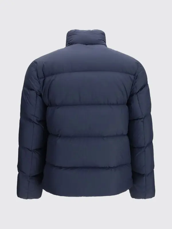 Woolrich Quilted Nylon Down Jacket With High Neck And Zip Closure