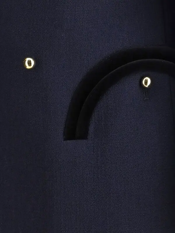 BLAZÉ MILANO Double-breasted Wool Blazer With Peak Lapels