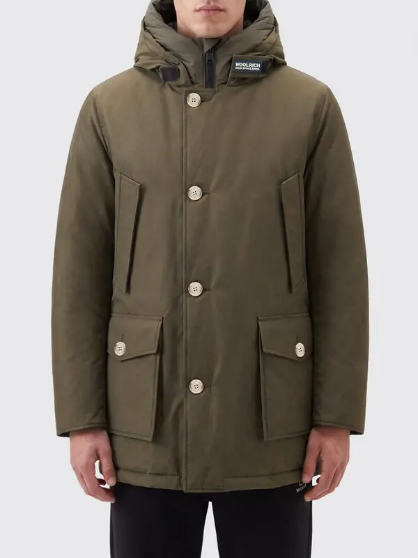 Woolrich Arctic Technical Fabric Parka With Padded Hood