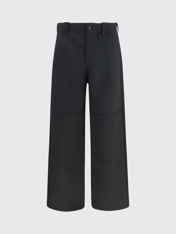Kenzo Straight-fit Tailored Wool Trousers With Belt Loops