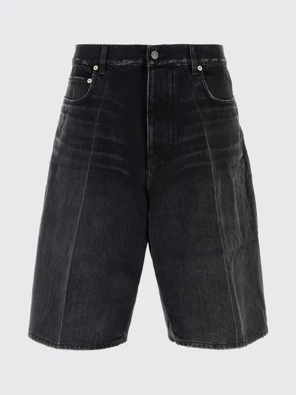 Balenciaga 5-pocket Regular Fit Cotton Denim Shorts