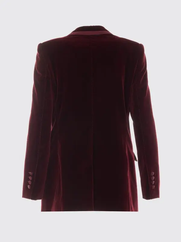 Dolce & Gabbana Single-breasted Cotton And Silk Velvet Blazer With Peak Lapels