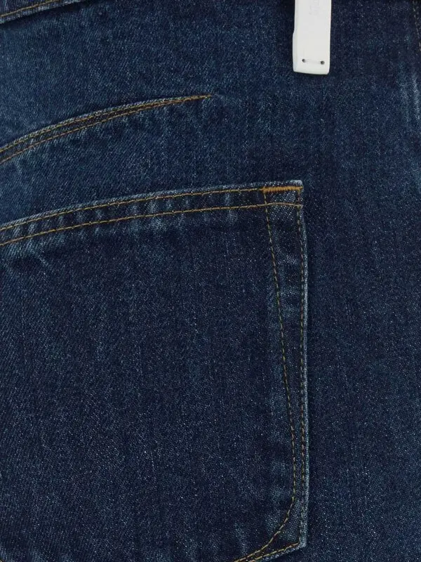 JIL SANDER High-waisted Straight Leg Jeans In Five-pocket - Denim