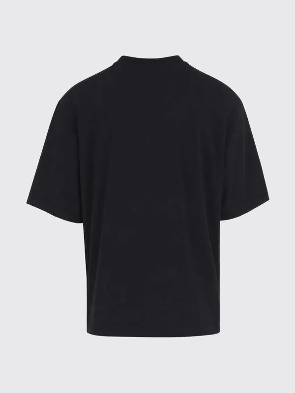 Off-White Arrow Logo Print Cotton Crewneck T-shirt - Black