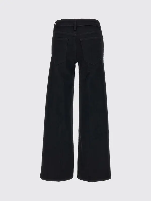 FRAME Le Slim Palazzo High-waisted Wide-leg Jeans In Denim - Black