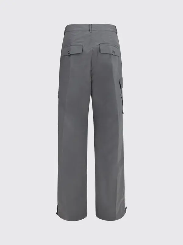 GANNI High-waisted Straight Leg Stretch Cotton Cargo Trousers