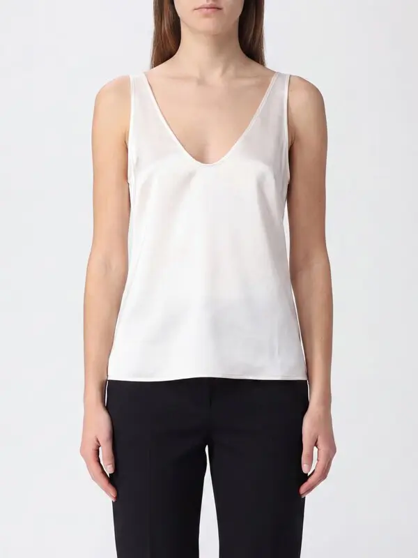 TOM FORD Off-the-shoulder Pure Silk Top With A U-neckline