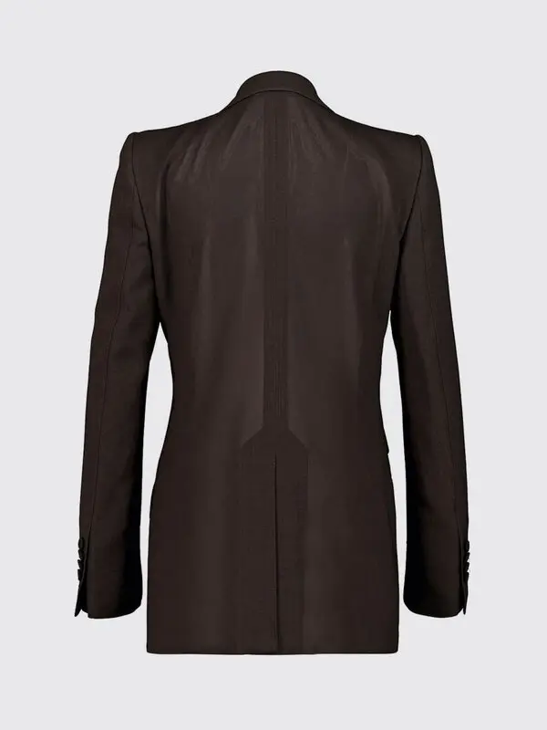 TOM FORD Double-breasted Pure Wool Blazer With Peak Lapels And Padded Shoulders