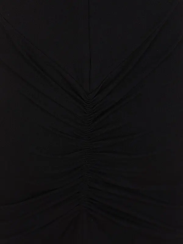 Jacquemus Sleeveless Slim-fit Midi Sheath Dress With A Crew Neckline
