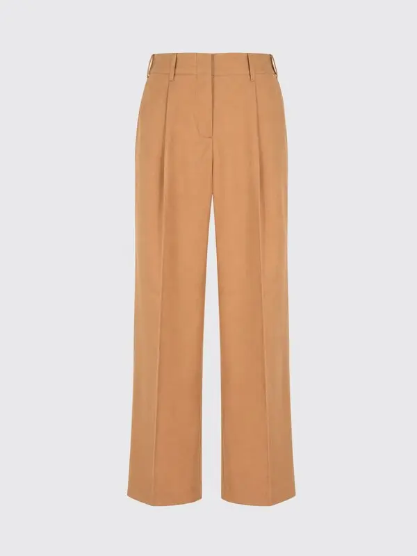 Herno High-waisted Technical Fabric Palazzo Trousers With Pleats