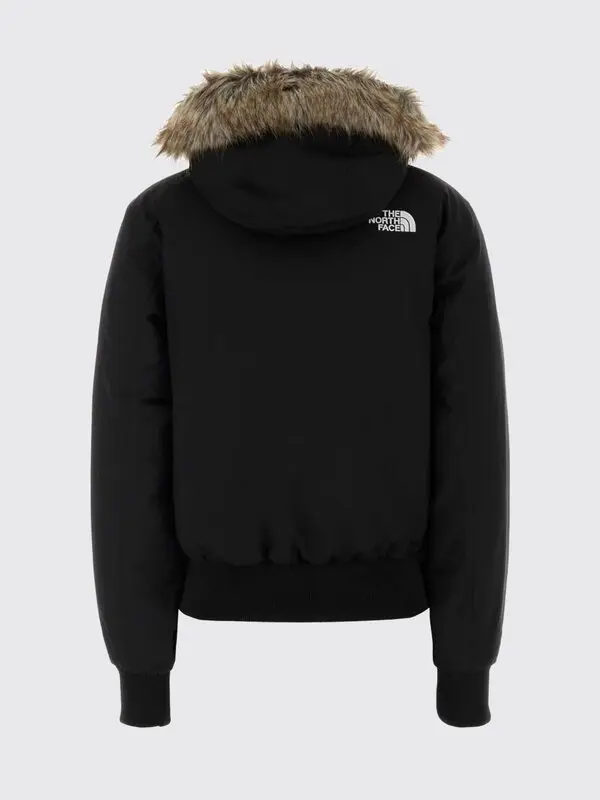 The North Face Arctic Cropped Down Jacket With Shearling Hood And Dryvent Technology