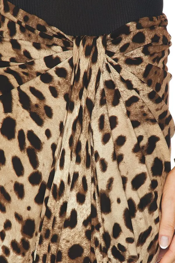 Dolce & Gabbana Organzino Midi Skirt