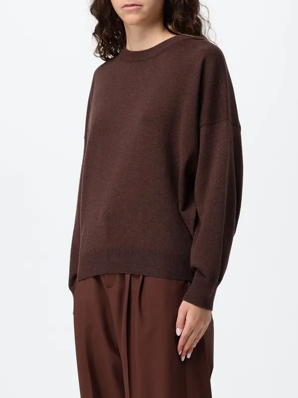 Brunello Cucinelli Dropped Shoulder Pure Cashmere Jumper - Brown