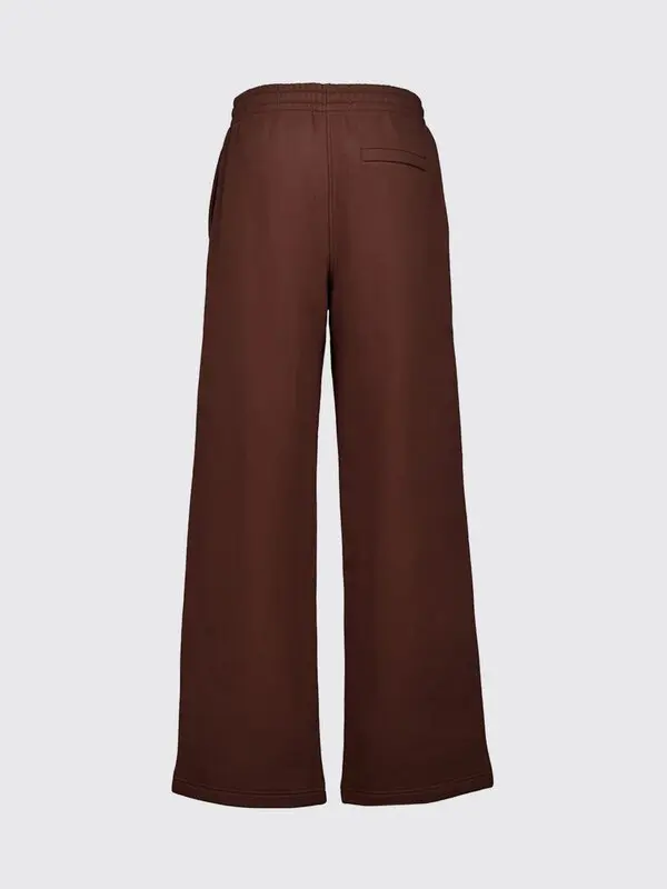Casablanca Low-rise Wide Leg Jogging Trousers In Cotton And Cashmere