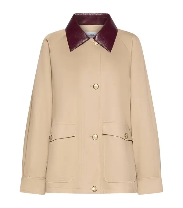 Marella Accent-collar Trench Coat
