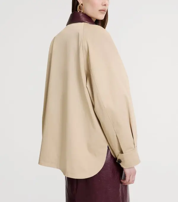 Marella Accent-collar Trench Coat