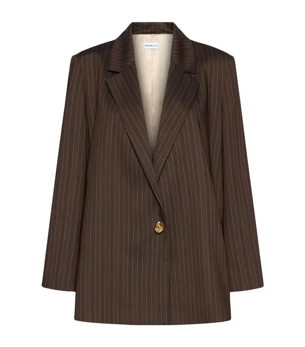 Marella Virgin Wool-blend Blazer