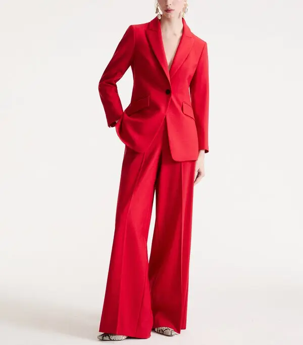 Marella High-rise Wide-leg Trousers