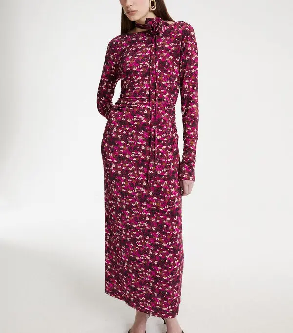 Marella Jersey Floral Maxi Dress