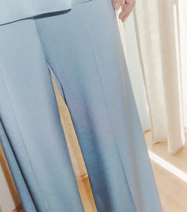 Marella Satin Wide-leg Trousers