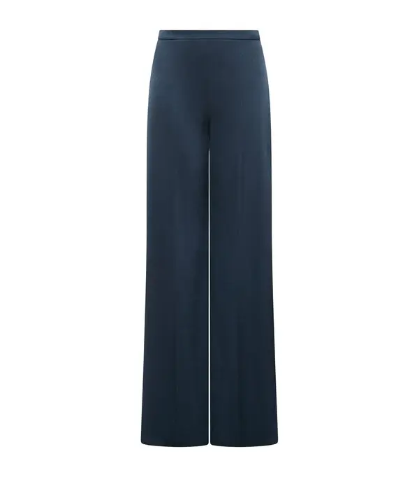 Marella Satin Wide-leg Trousers