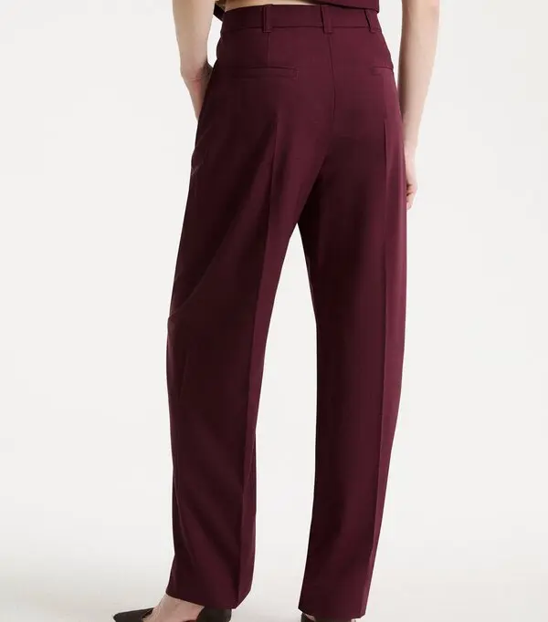 Marella Virgin Wool-blend Tailored Trousers