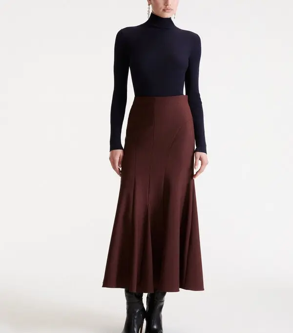 Marella Stretch-wool Mermaid Skirt