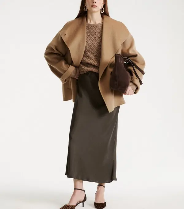 Marella Twill Pencil Skirt
