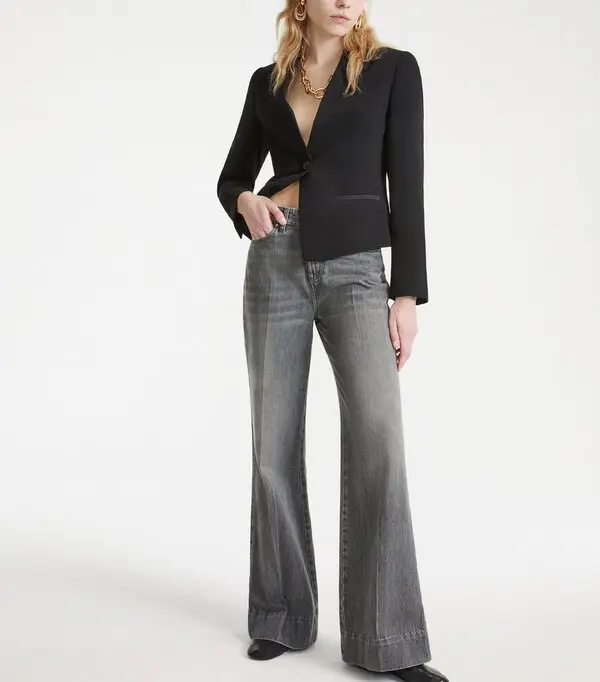 Marella Mid-rise Wide-leg Trousers