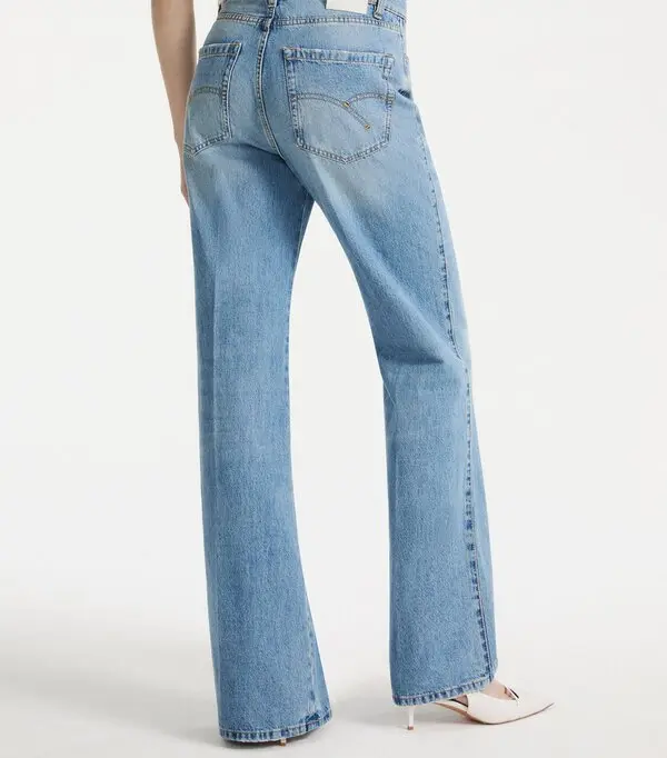 Marella Drawstring High-rise Wide-leg Jeans