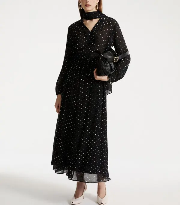 Marella Polka-dot Maxi Skirt