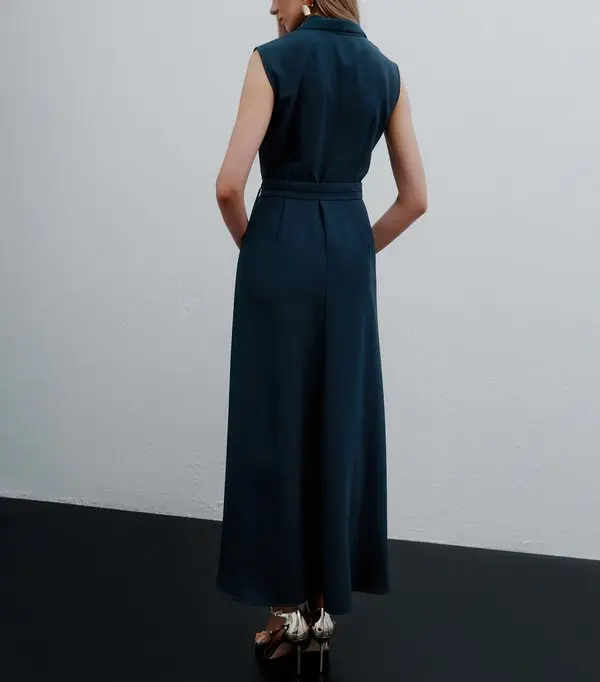 Marella Satin Sleeveless Envers Dress