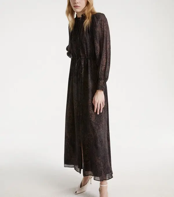 Marella Georgette Maxi Shirt Dress