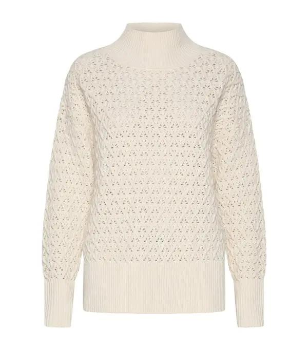 Marella Virgin Wool Open Knit Sweater
