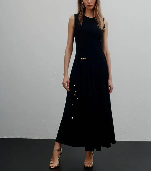 Marella Jersey Embellished Maxi Dress