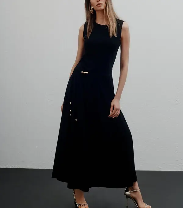 Marella Jersey Embellished Maxi Dress